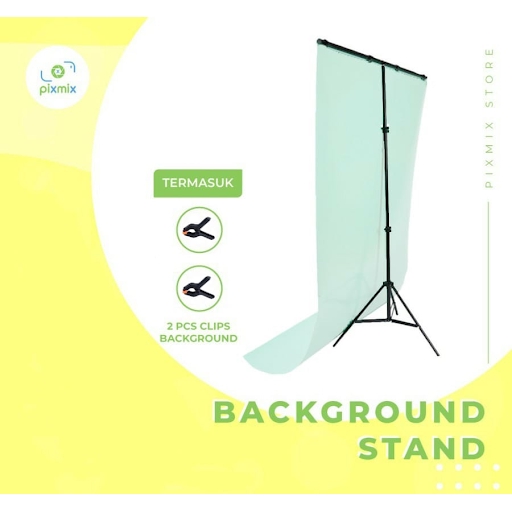 Jual BACKGROUND STAND / TIANG BACKGROUND MINI STUDIO FOTO - TINGGI 2 ...