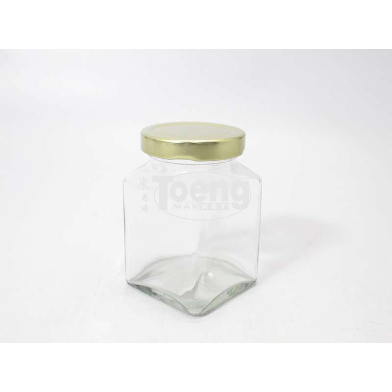 Jual JAR KACA / TOPLES KACA KOTAK C-401/200ML 2123012 | Shopee Indonesia