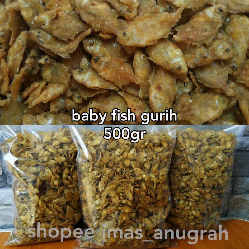 Jual IKAN CRISPY/ BABY FISH CRISPY /UK 500GR | Shopee Indonesia