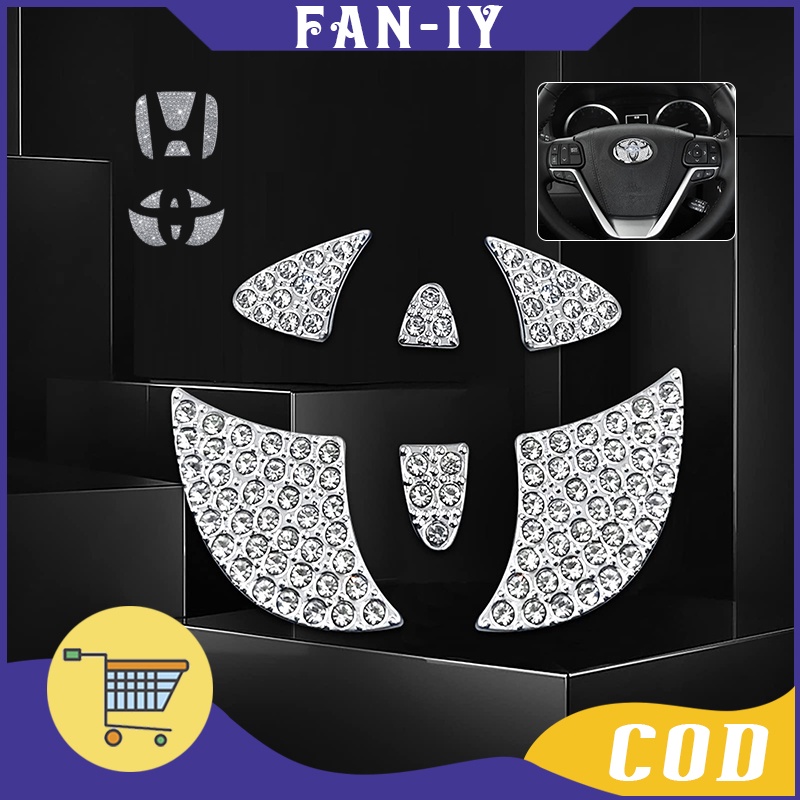 Jual Stiker Dekorasi Stir Mobil / Logo Setir Mobil Bling Berlian ...