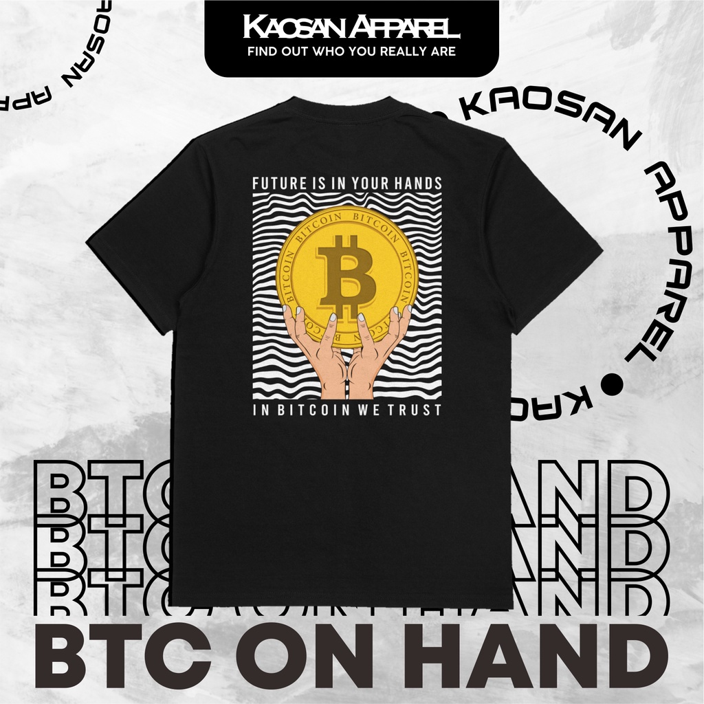 Jual Kaos Crypto "Bitcoin On Hand" -Kaos Cryptocurrency/Kaos Crypto ...