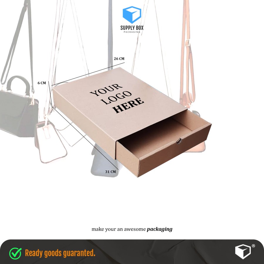 Jual KARDUS BOX PACKAGING PRINTING 31x26x6 cm | Kardus | Cardboard ...