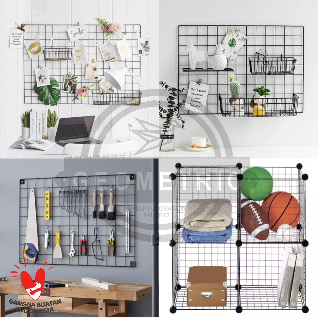 Jual PANEL WIRE GRID / GRID WALL / WIREMESH | Shopee Indonesia