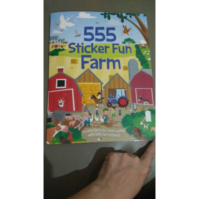 Jual 555 sticker fun farm - buku stiker | Shopee Indonesia