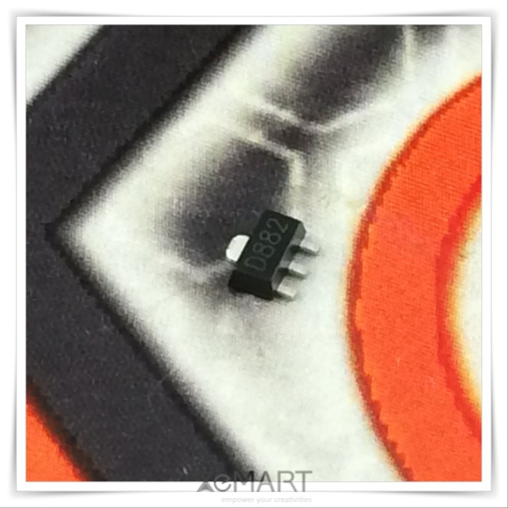 Jual D882 Transistor 2SD882 NPN 30V 3A SMD SOT89 Marking D882 JC ...