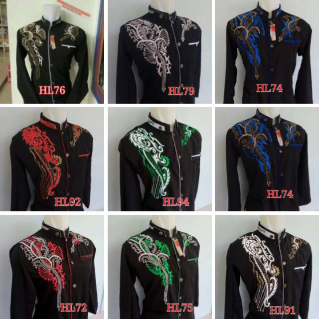 Jual Baju Jasko Terbaru 2023 Jasko Hitam Lis Bordir Berbagai Motif ... Jual Baju Jasko Terbaru 2023 Jasko Hitam Lis Bordir Berbagai Motif ...