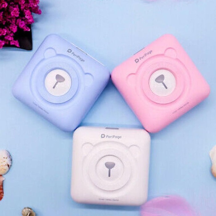 Jual PERIPAGE A6 Printer Mini Thermal Bluetooth Photo Printer 58mm ...