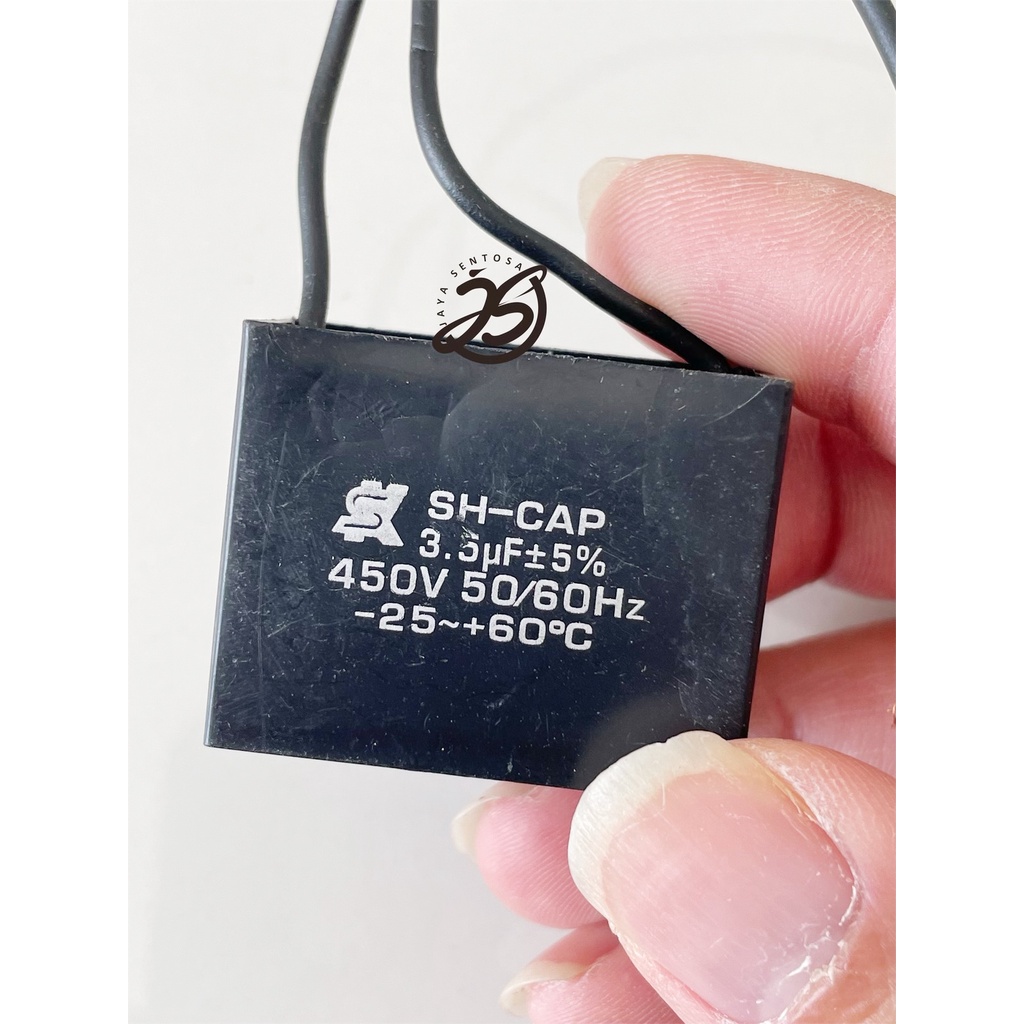 Jual KAPASITOR KOTAK 3.5UF CAPACITOR KOTAK 3,5UF 450V AC KAPASITOR KIPAS ANGIN ups stabilizer ...