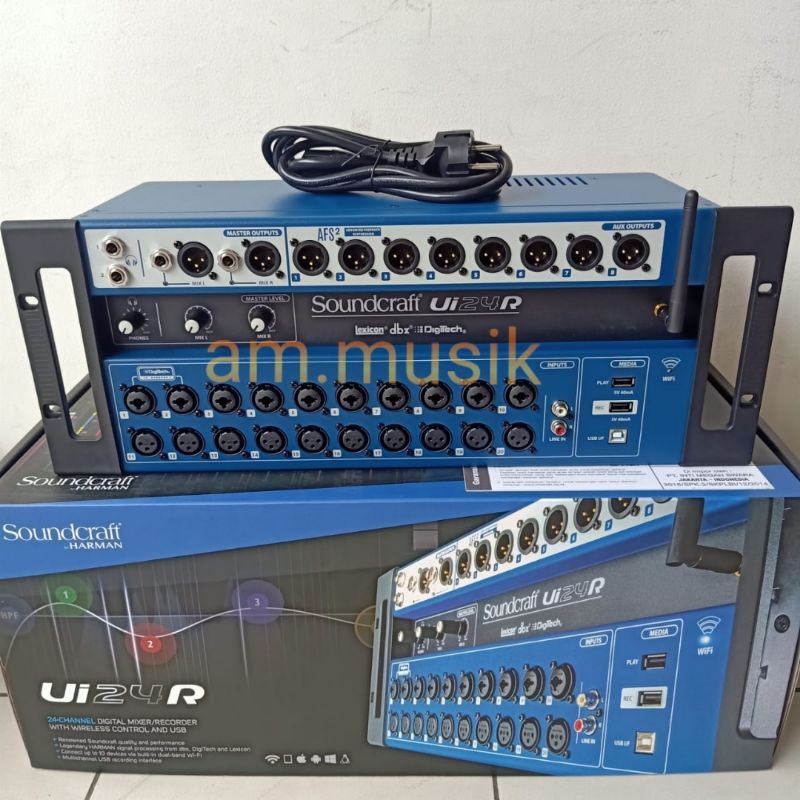Jual MIXER DIGITAL SOUNDCRAFT UI24R ORIGINAL GARANSI 1 TAHUN UI 24 R ...