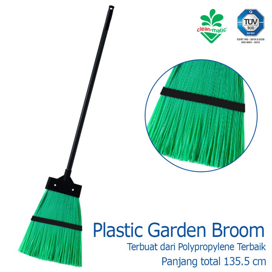 Jual Sapu Taman Plastic / Garden Broom / Garu Sampah Daun 200061 ...