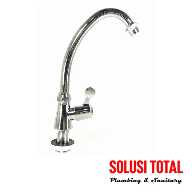 Jual Kran Angsa Dapur Wastafel Cuci Piring ONDA Keran Meja / Tanam V ...