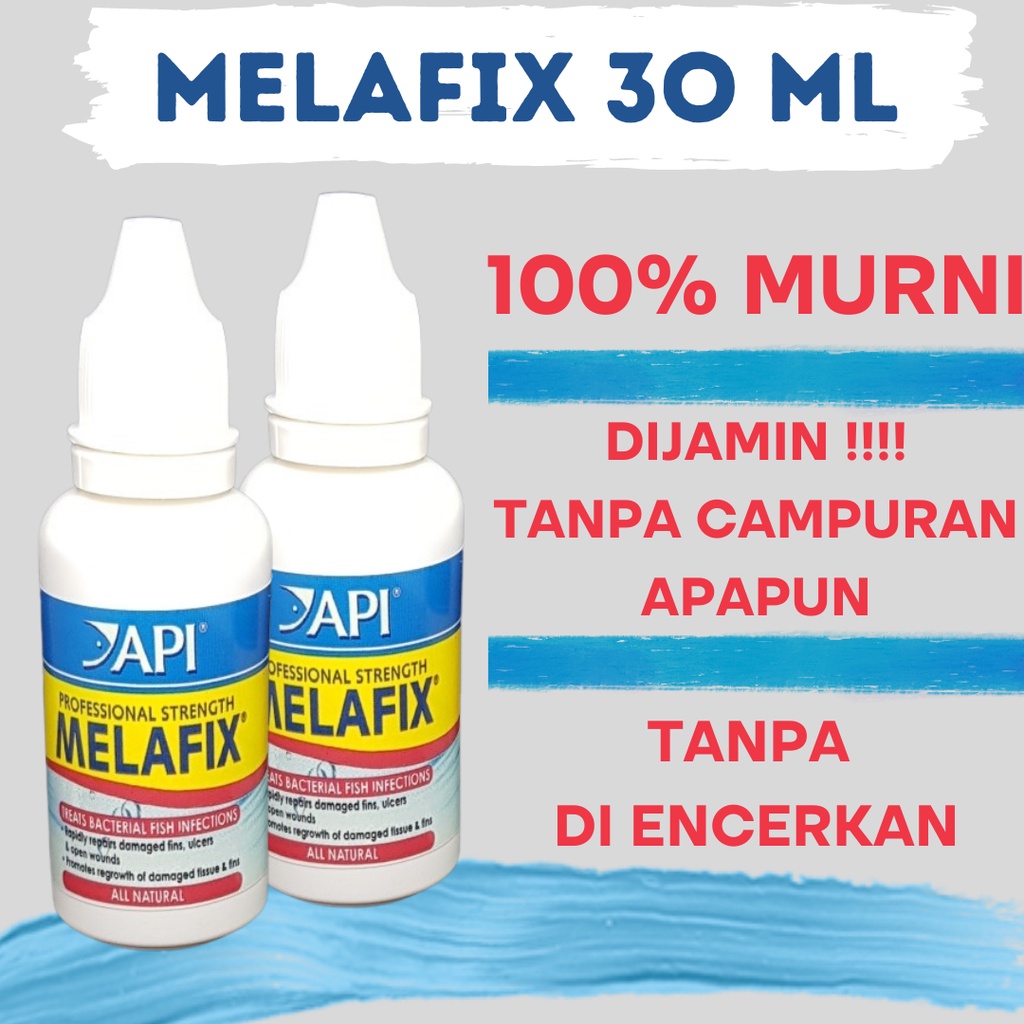 Jual MELAFIX 30ml Original . Obat ikan untuk sirip dan luka terbuka ...