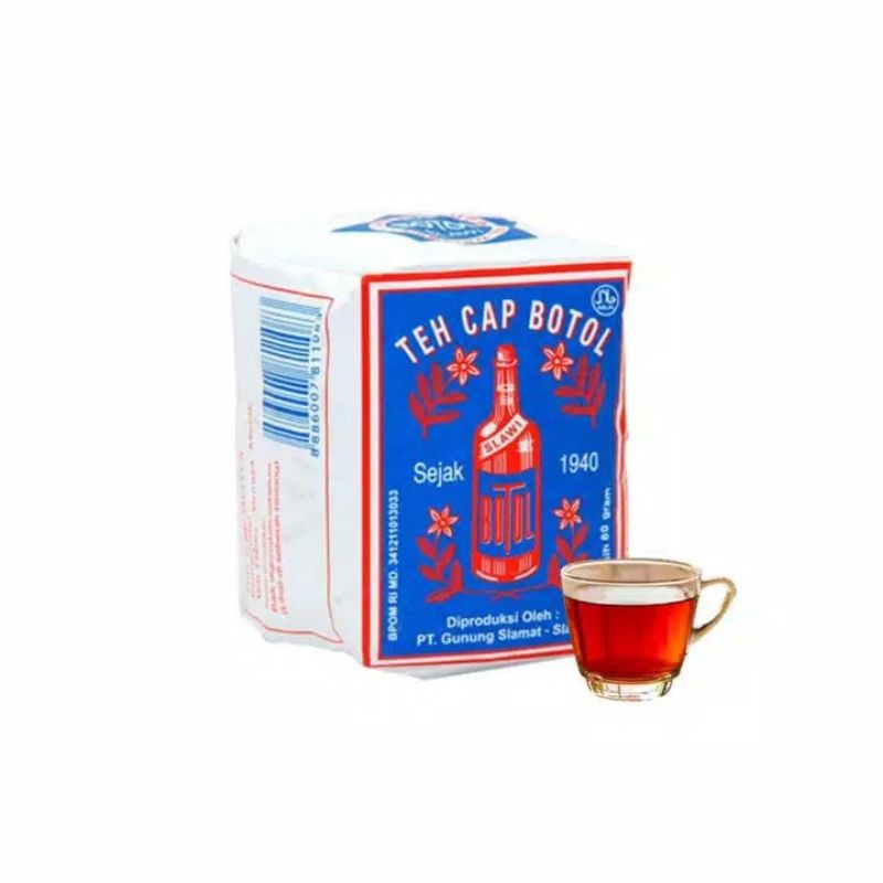 Jual Teh Cap botol biru ukuran 40gr | Shopee Indonesia