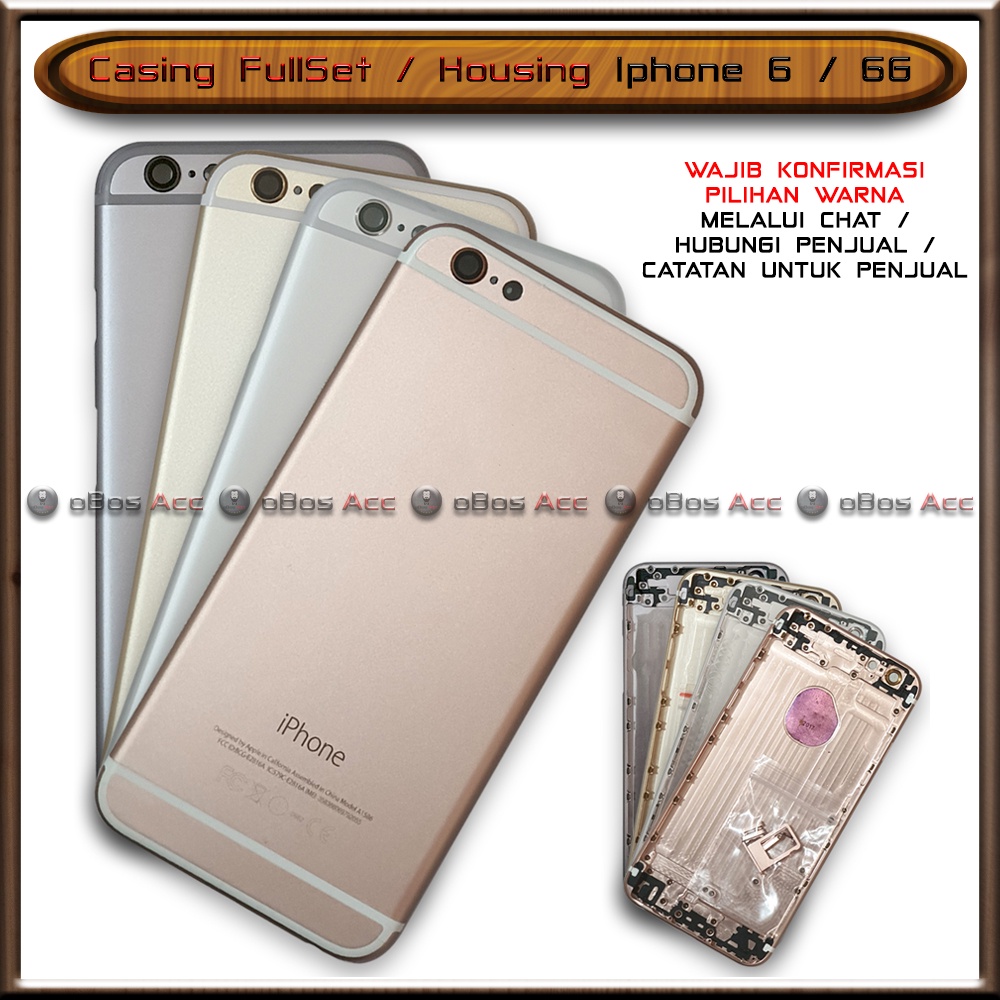 Jual Casing FullSet Housing Iphone 6 6G Full Set | Shopee Indonesia