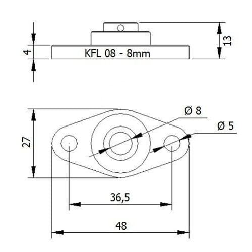 Jual Pillow block bearing KFL08 KFL000 KFL001 KFL002 KFL003 KFL004 ...