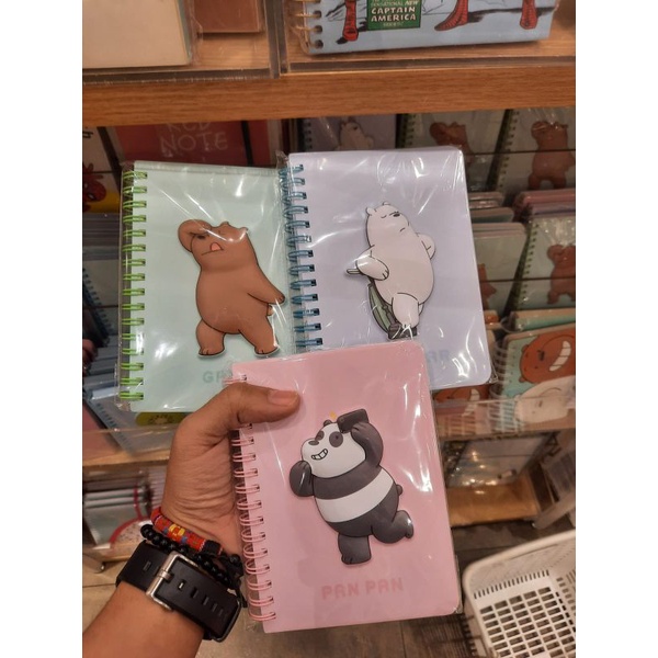 Jual miniso notebook we bare bears | Shopee Indonesia
