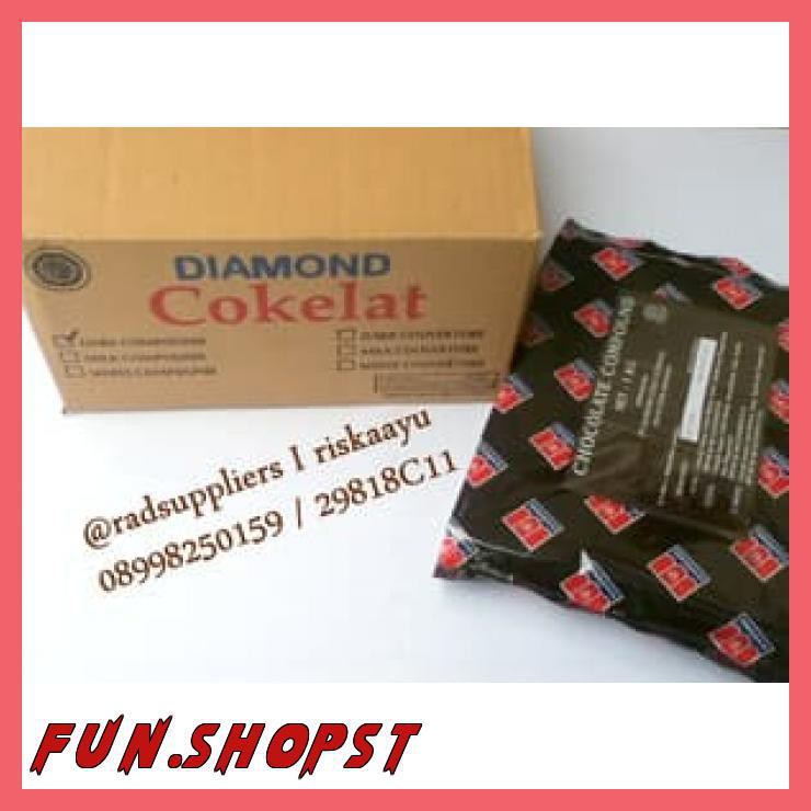 Jual DARK CHOCOLATE COMPOUND DIAMOND 1KG | Shopee Indonesia