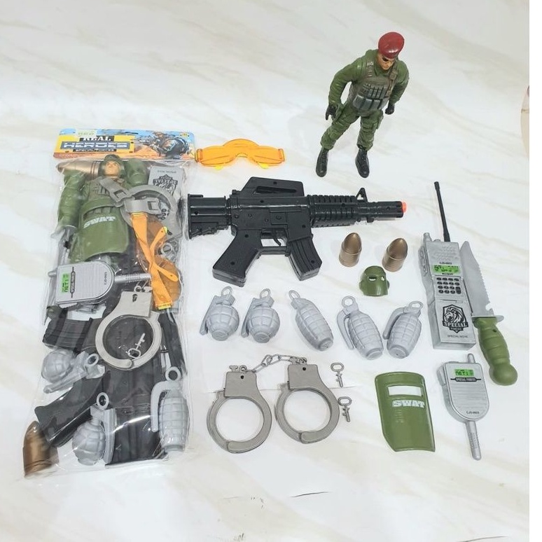 Jual MAINAN TENTARA MILITARY BORGOL ARMY FIGURE TENTARA BESAR 24 CM | Shopee Indonesia