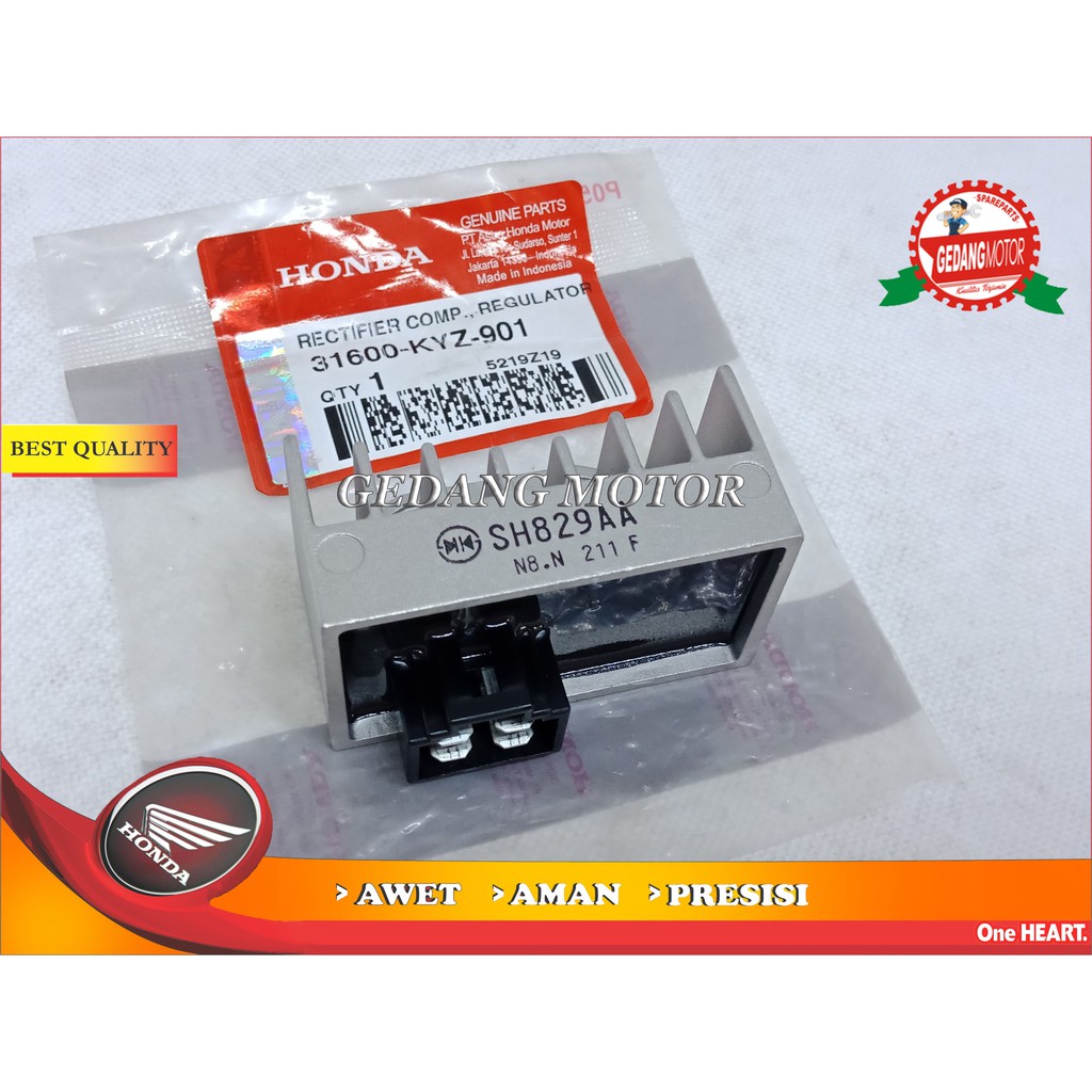 Jual KIPROK REGULATOR SUPRA X 125 HELM IN KARBU ORI AHM 31600-KYZ-901 ...