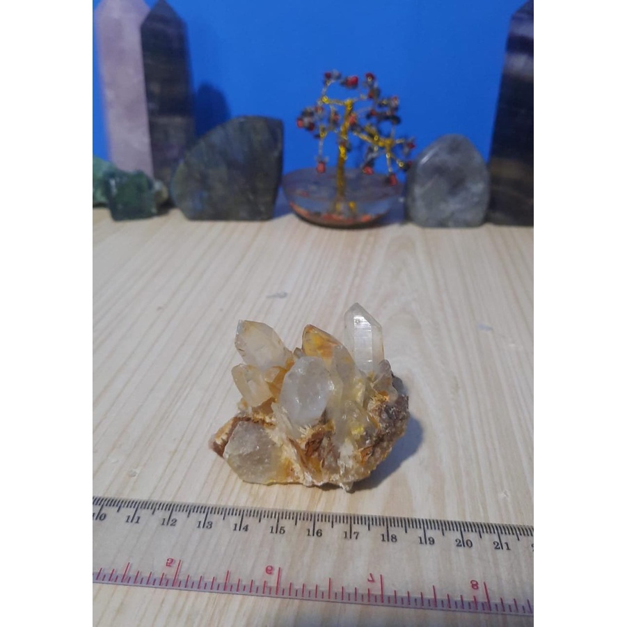 Jual Natural Clear Quartz Cluster Madagascar 98 Grams | Shopee Indonesia