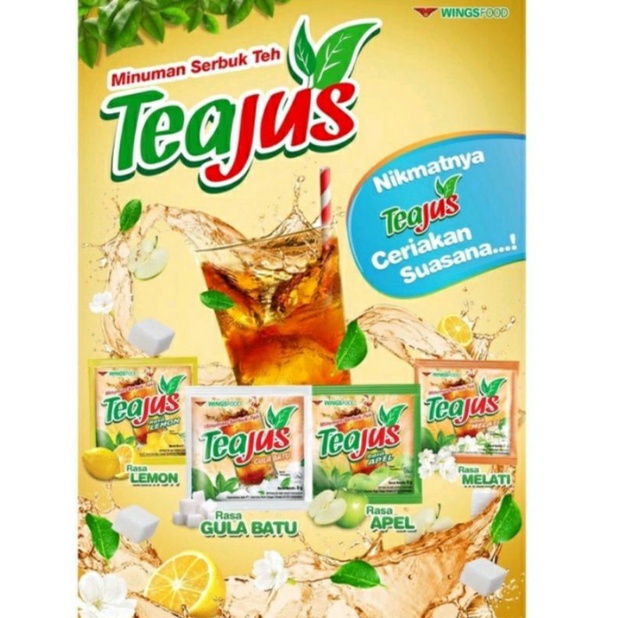 Jual teajus,varian rasa,,di jual per 1 renteng isi 10 pcs/sachet ...