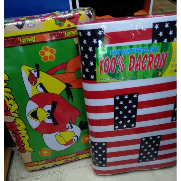 Jual Kasur Lipat Busa Dakron Ukuran : 90x180 cm.(KHUSUS GOJEK ...
