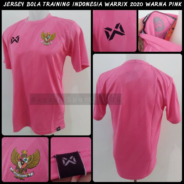 Jual Jersey Baju Bola Kit Training Timnas Negara Indonesia Pink Merah ...