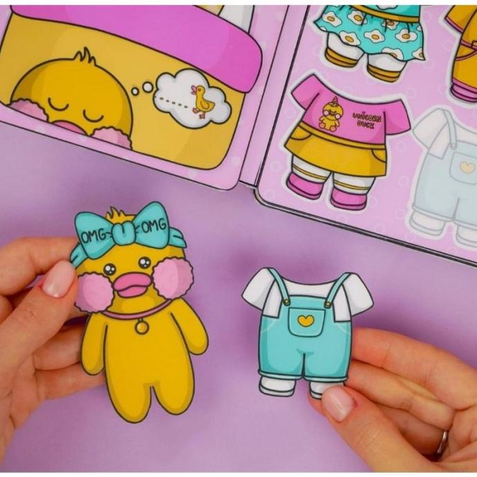 Jual [COD] BEBEK VIRAL Doll Quite Book Paper Duck Mainan Edukasi Anak ...