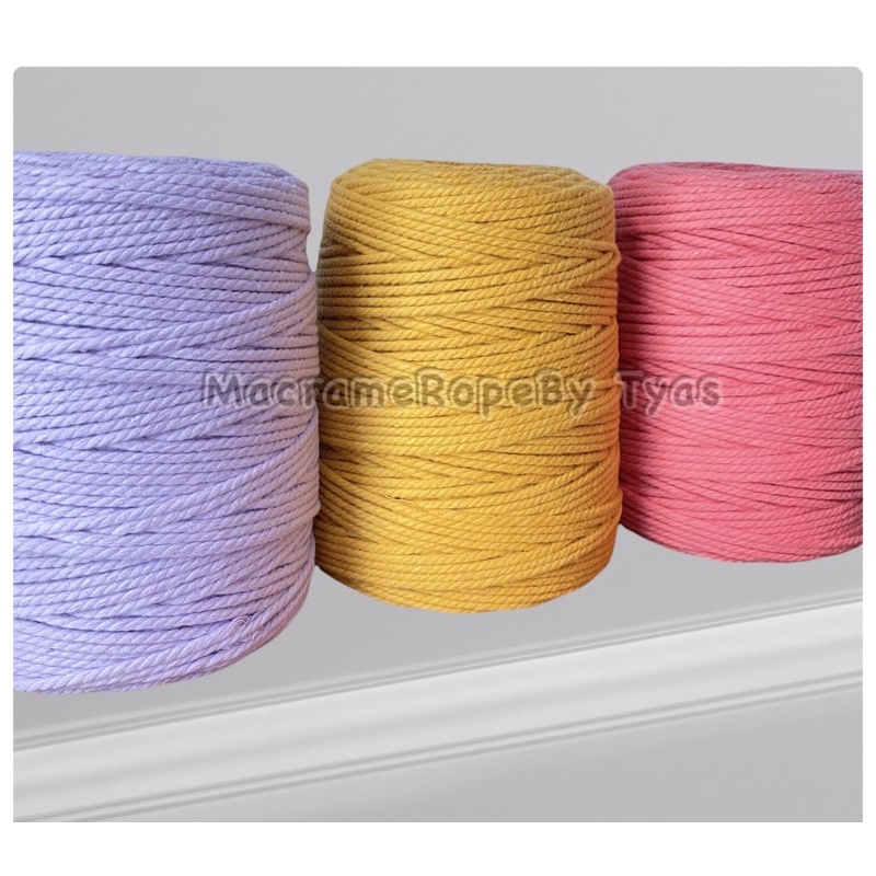 Jual tali macrame Premium 1kg murah size 4mm | Shopee Indonesia