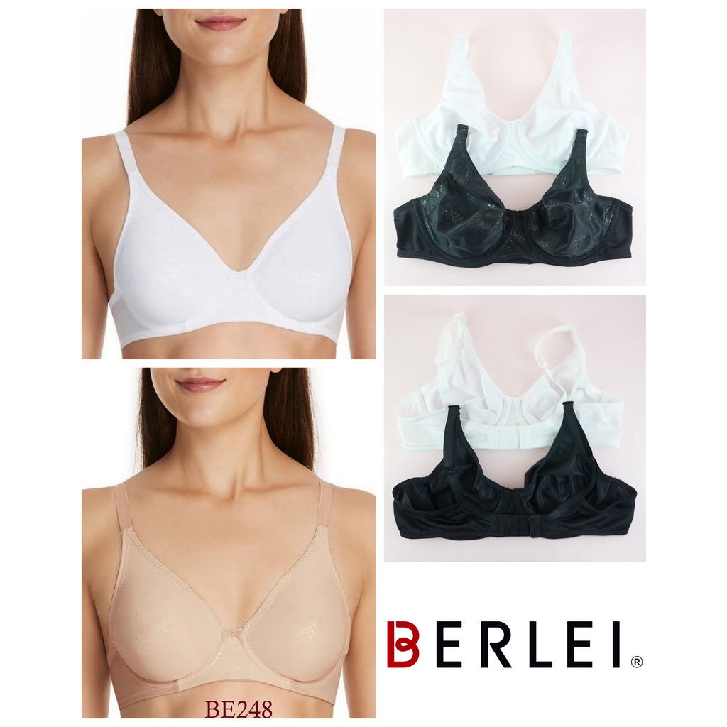 Jual Bra Wanita Kawat Tanpa Busa full Cup BERLEI / Pakaian Dalam Underwear BE248 | Shopee Indonesia