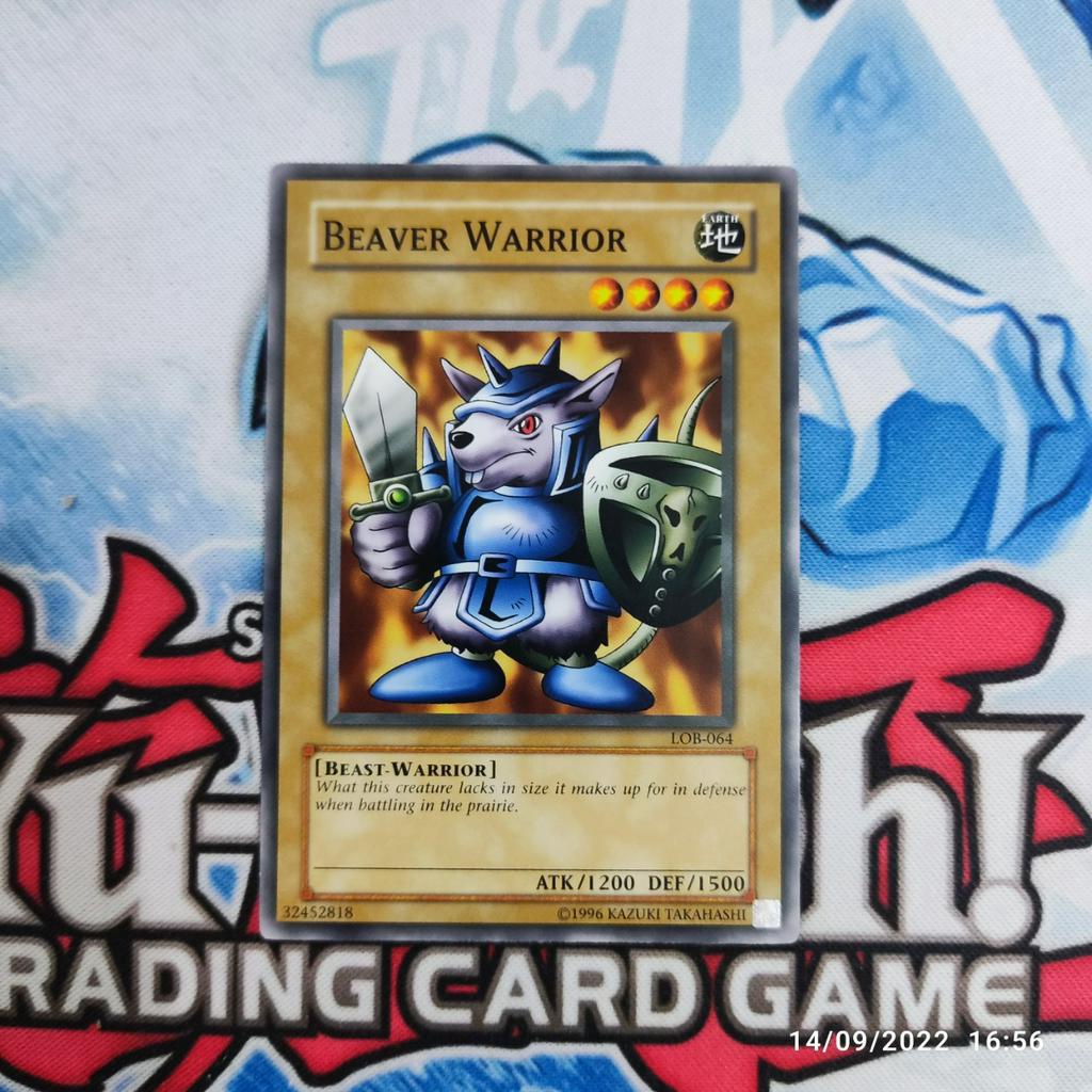 Jual yugioh beaver warrior LOB common original | Shopee Indonesia