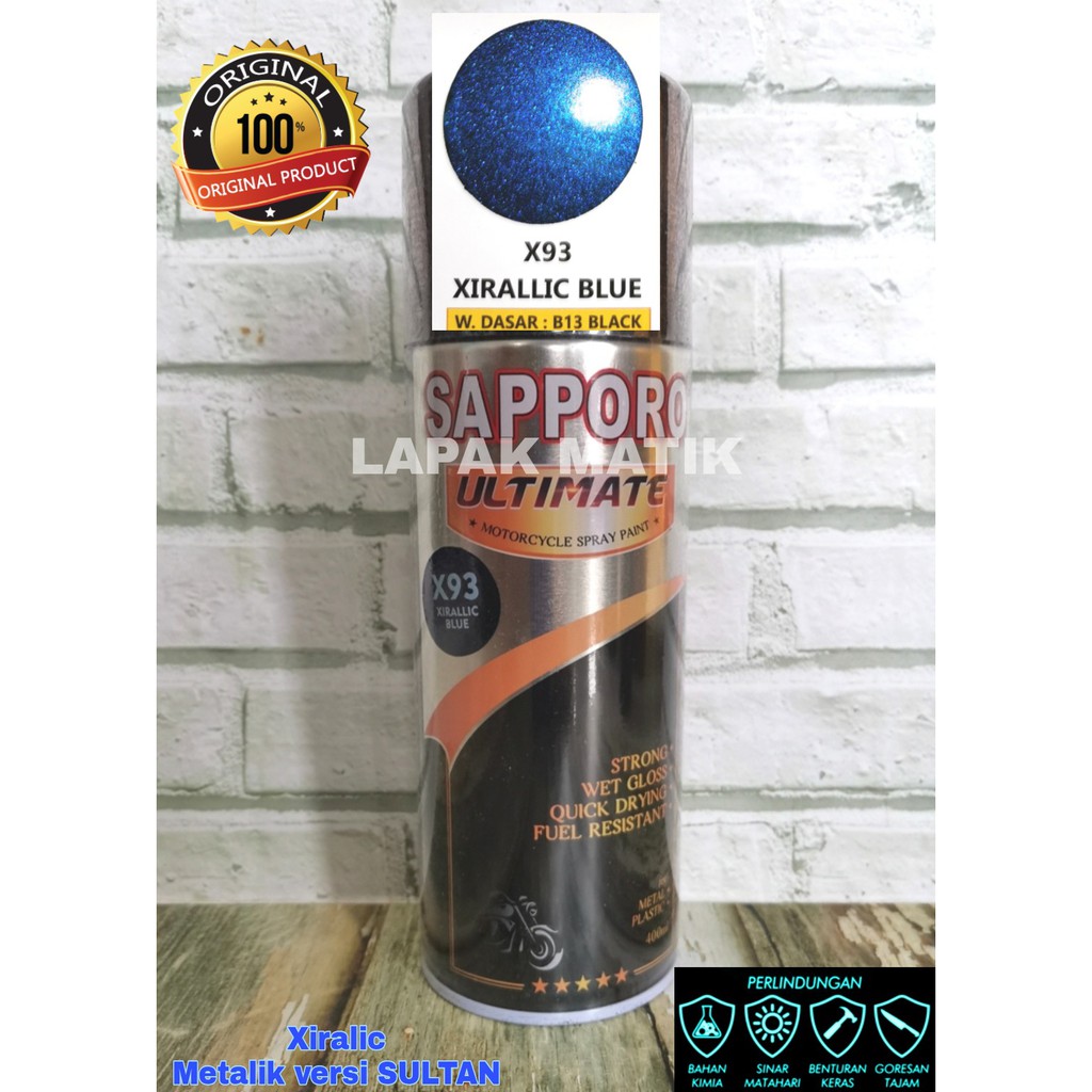 Jual Pilok Xirallic Blue Biru Sapporo Ultimate 400ml | Shopee Indonesia