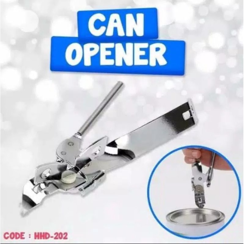 Jual Pembuka Kaleng 3in1 / Alat pembuka kaleng dan botol Stainless ...