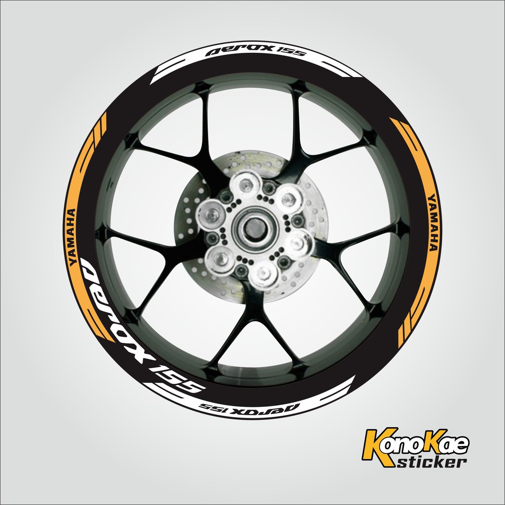 Jual Stiker Velg Sticker Velk Custom Yamaha Aerox | Shopee Indonesia