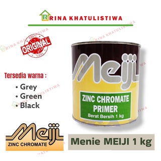 Jual Meiji Zinc Chromate Primer | Meni Meiji | Cat Dasar Kayu Besi 1kg | Shopee Indonesia