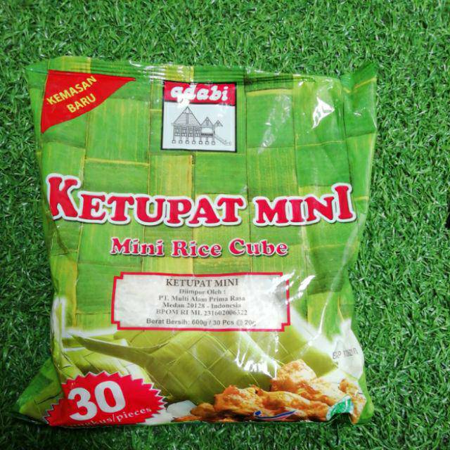 Jual Ketupat mini rice cube Adabi isi 30pcs 600gr| ketupat instant ...
