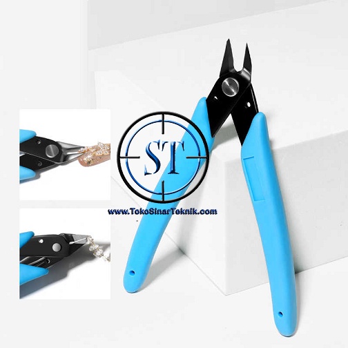 Jual Tang Potong Biru Tajam 5 inch Cutting potong Coil Khantal Nicrome ...