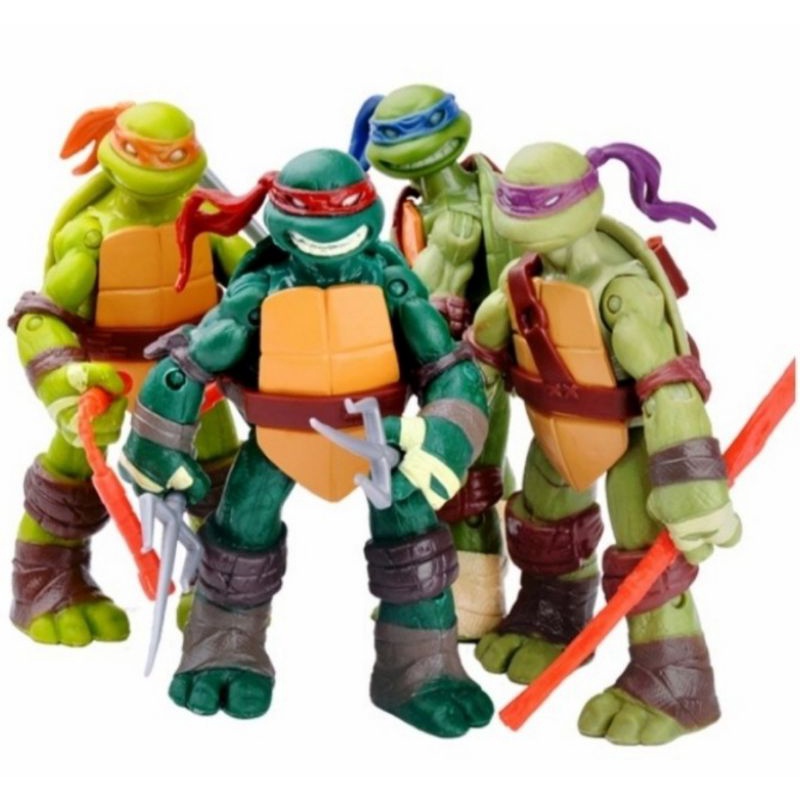 Jual Ninja Turtle Teenage Mutant Ninja Kura Kura Ninja Set Isi 4 Pcs ...