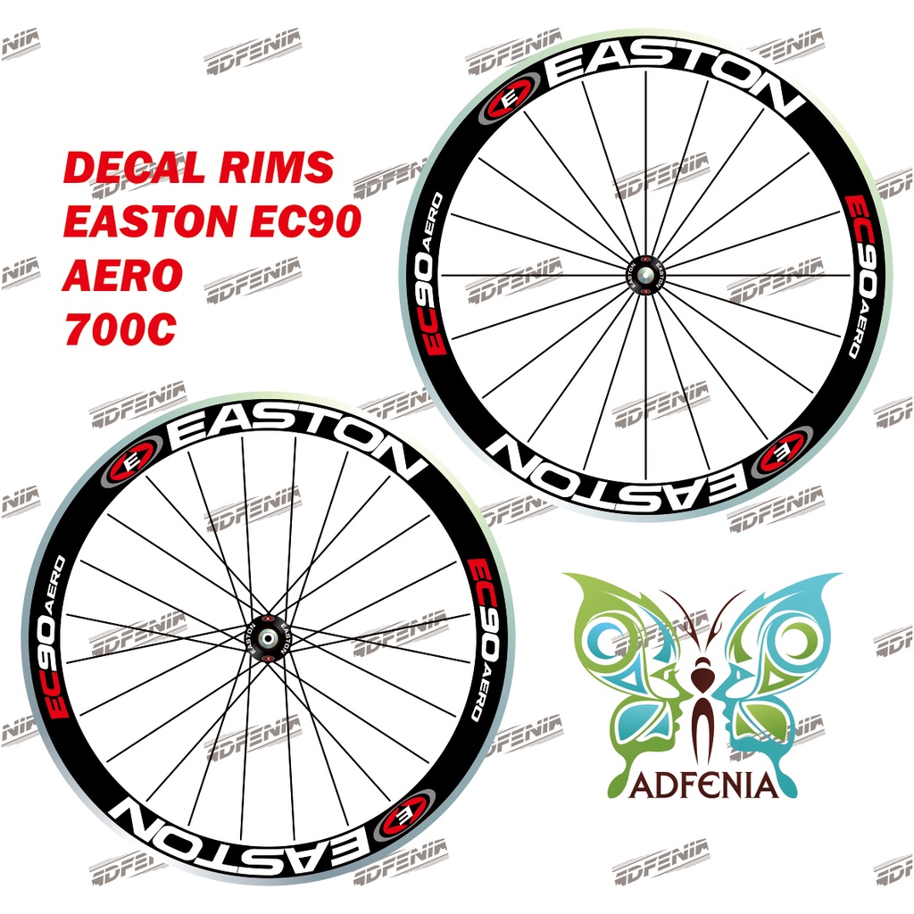 Jual Decal Sticker Rims Easton EC90 Aero 700C Lebar 4cm | Shopee Indonesia