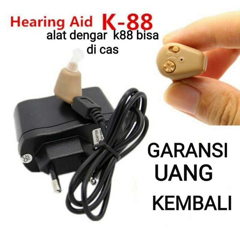 Jual Alat Bantu Dengar Cas Charger Telinga Orang Tua Hearing Aid Mini Pengeras Suara Original ...