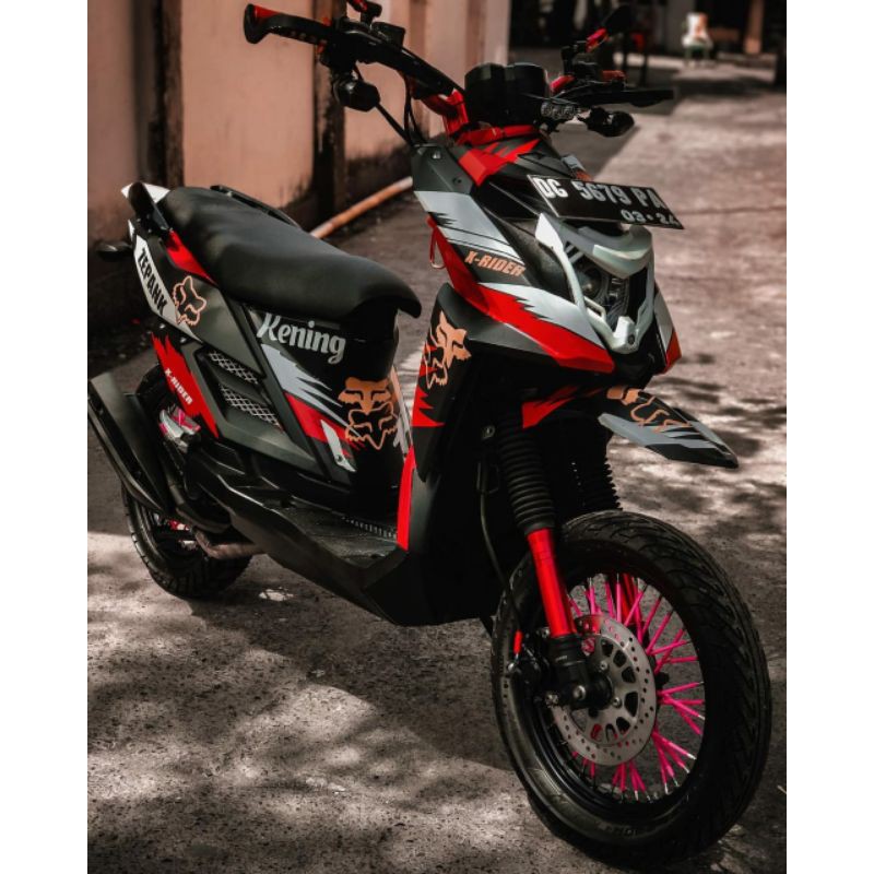 Jual Decals stiker motor x ride | Shopee Indonesia