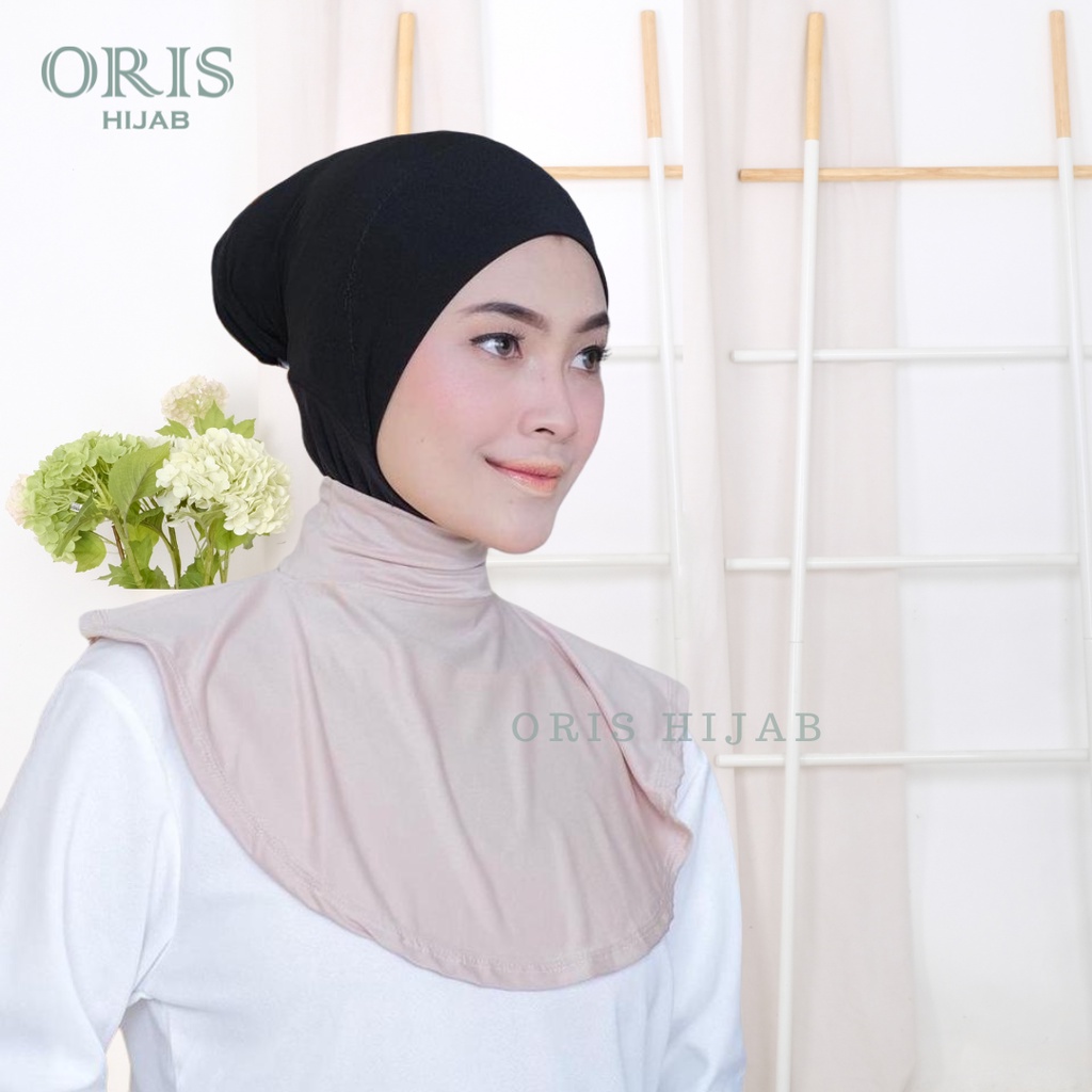 Jual Manset leher Oval dalaman hijab bahan spandek | Shopee Indonesia