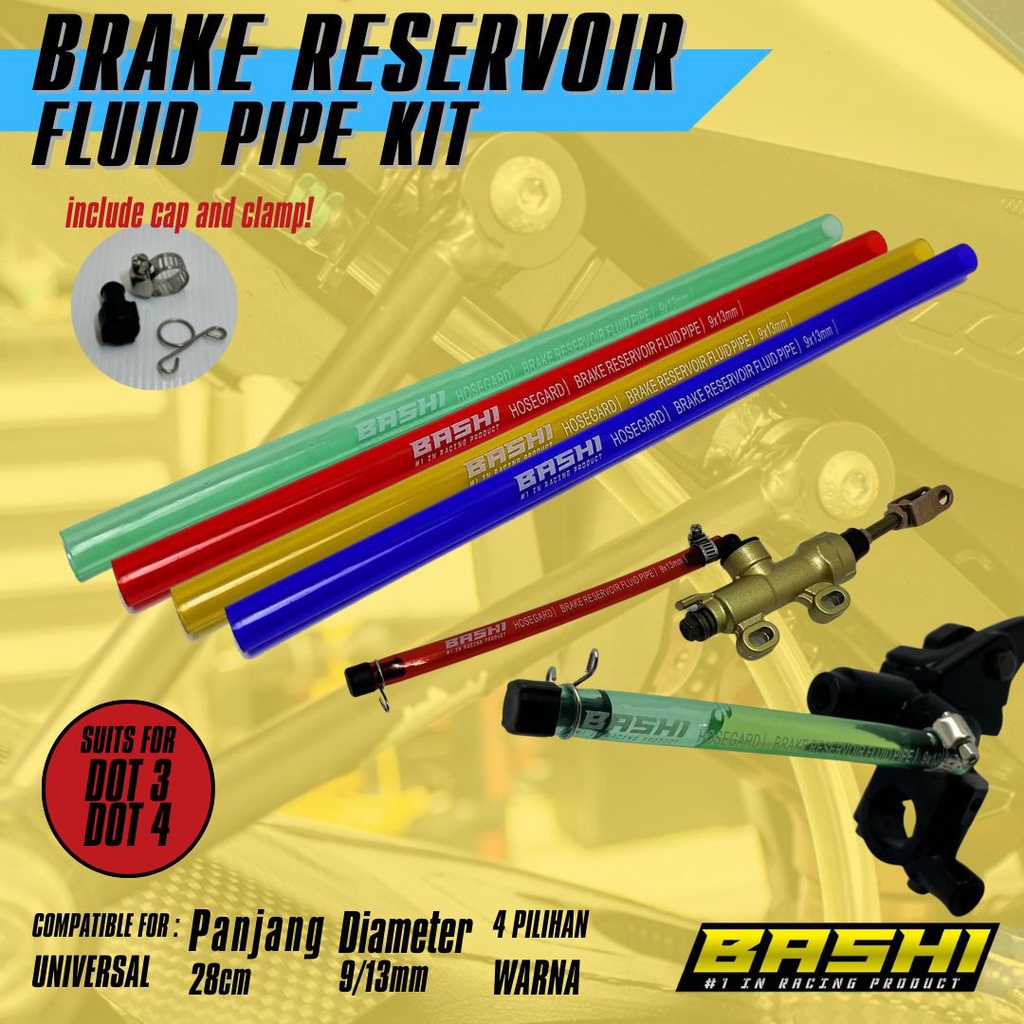 Jual selang reservoir delete kit bashi brake reservoir fluid pipe kit ...
