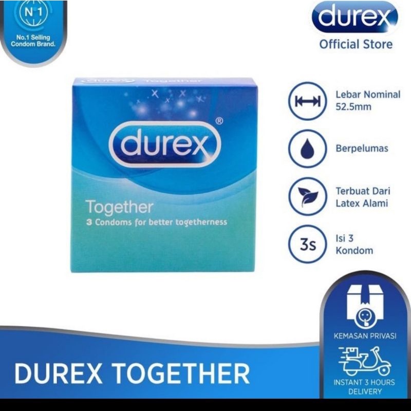 Jual durex together isi 3 kondom | Shopee Indonesia