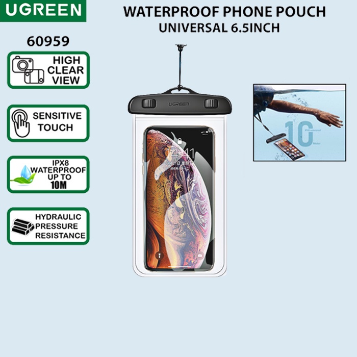 Jual UGREEN Mobile Phone Air Bag Case Waterproof Sarung Hp Anti Air ...