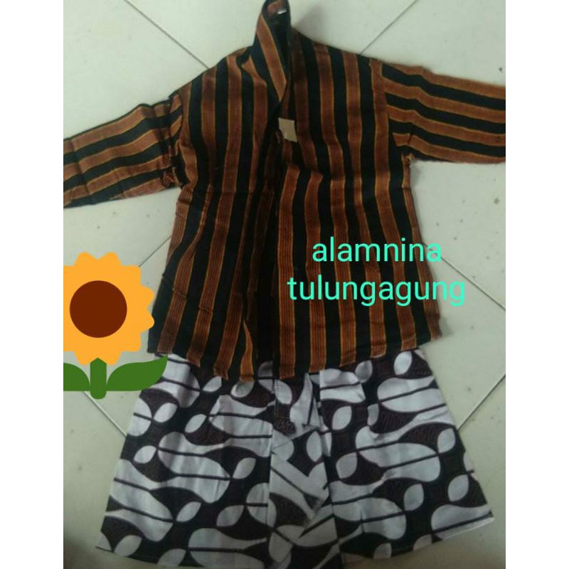 Jual setelan kebaya lurik jadul adat jawa | Shopee Indonesia