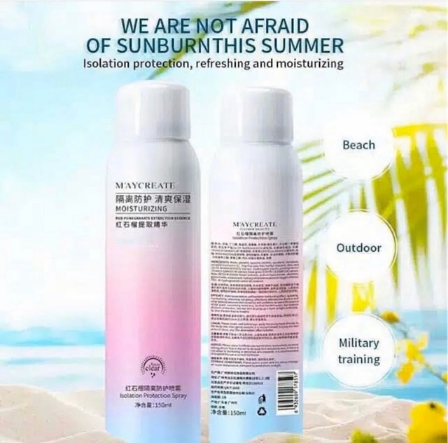 Jual MAYCREATE WHITENING SPRAY SPF 100% ORIGINAL | Shopee Indonesia