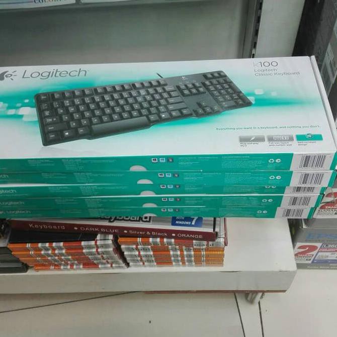 Jual keyboard Logitech k100 | Shopee Indonesia