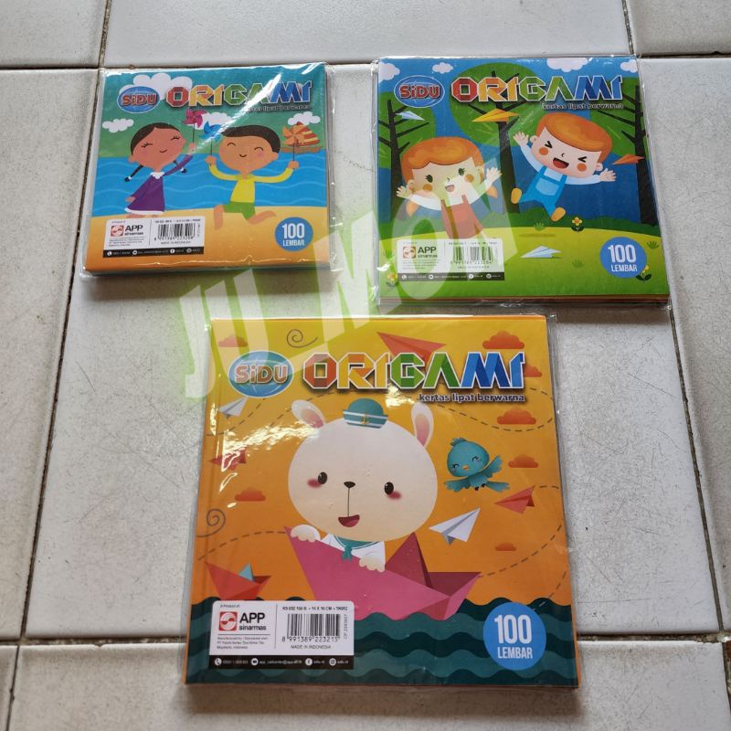 Jual Kertas Lipat/ Origami SIDU 12x12 cm isi 100 lembar | Shopee Indonesia