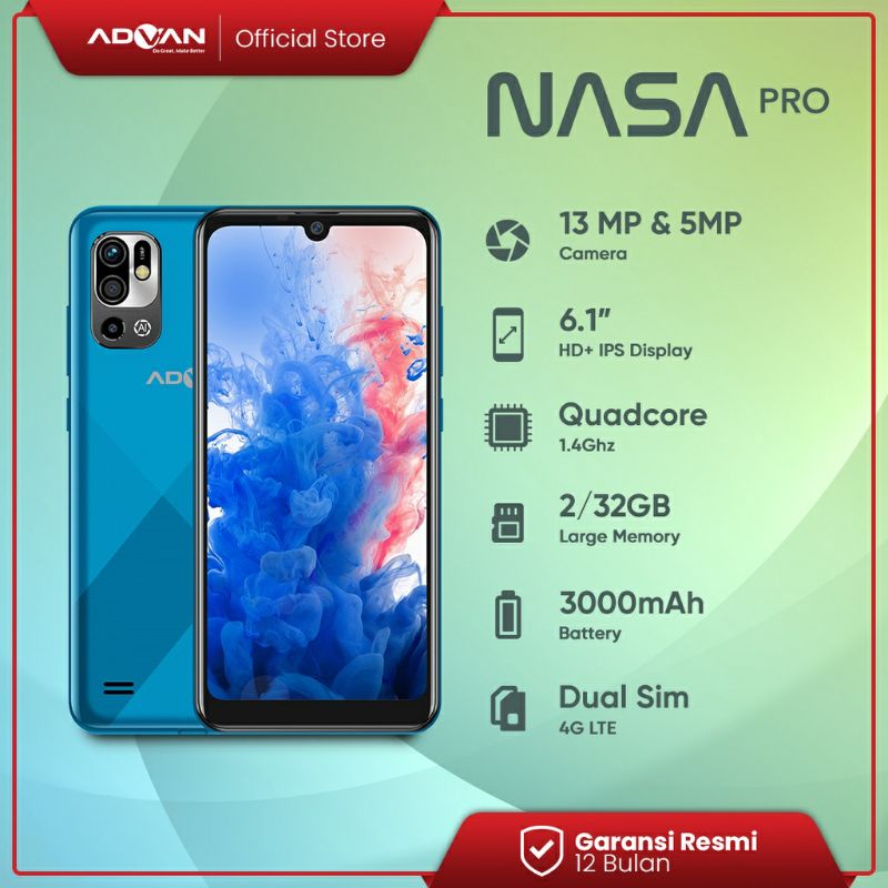 Jual advan nasa pro 2gb 32gb garansi resmi | Shopee Indonesia